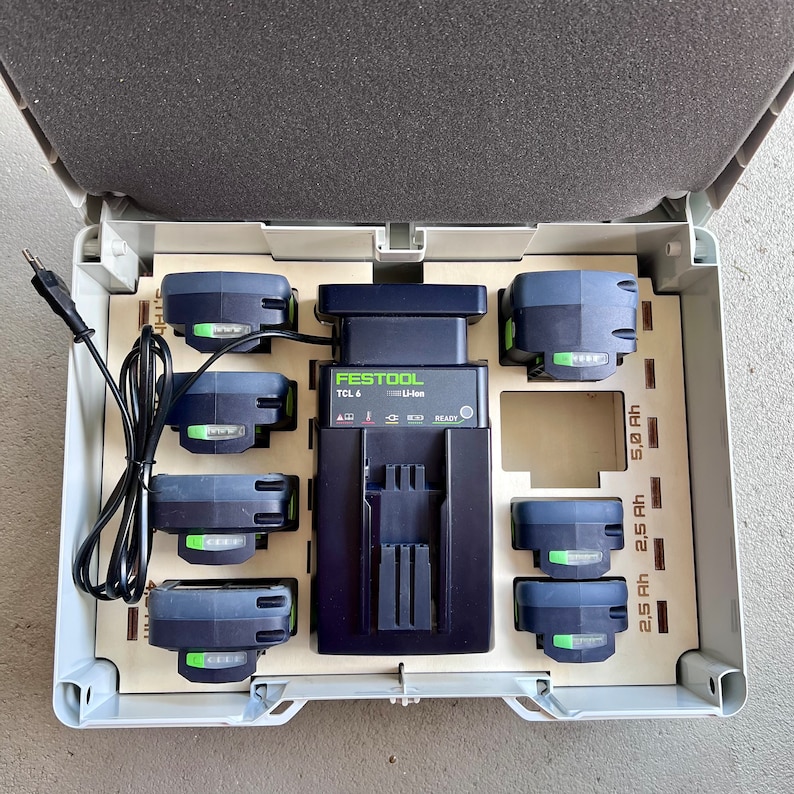 Systainer-einlage - Laser-datei - Festool - Akku - Etsy