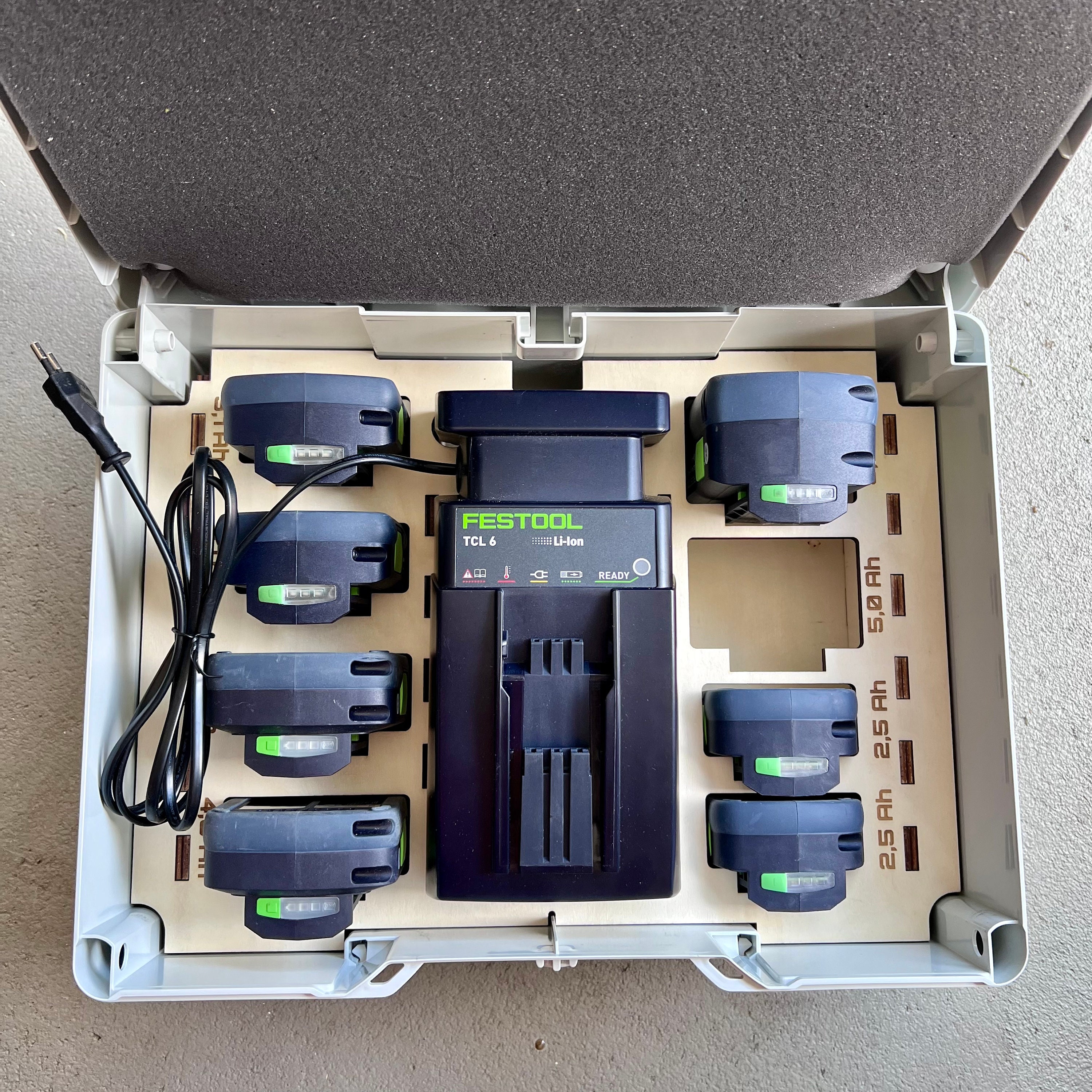 Systainer-einlage - Laser-datei - Festool - Akku - Etsy
