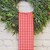 RED WHITE GINGHAM Wreath Sash, Wreath Sash, Wreath Sash, Door Hanger ...