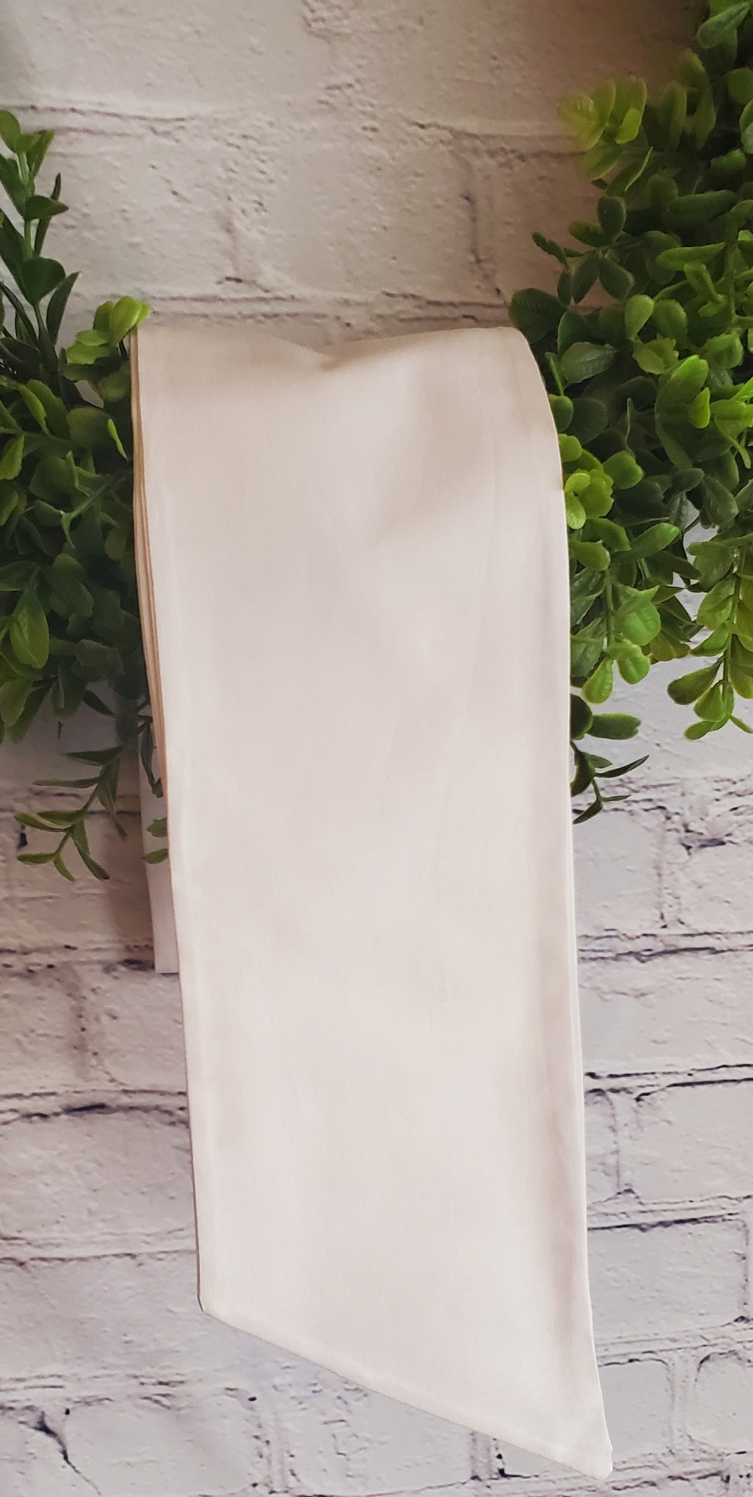 LIGHT GRAY Wreath Sash, Wreath Sash, Blanks, Embroidery Machine ...