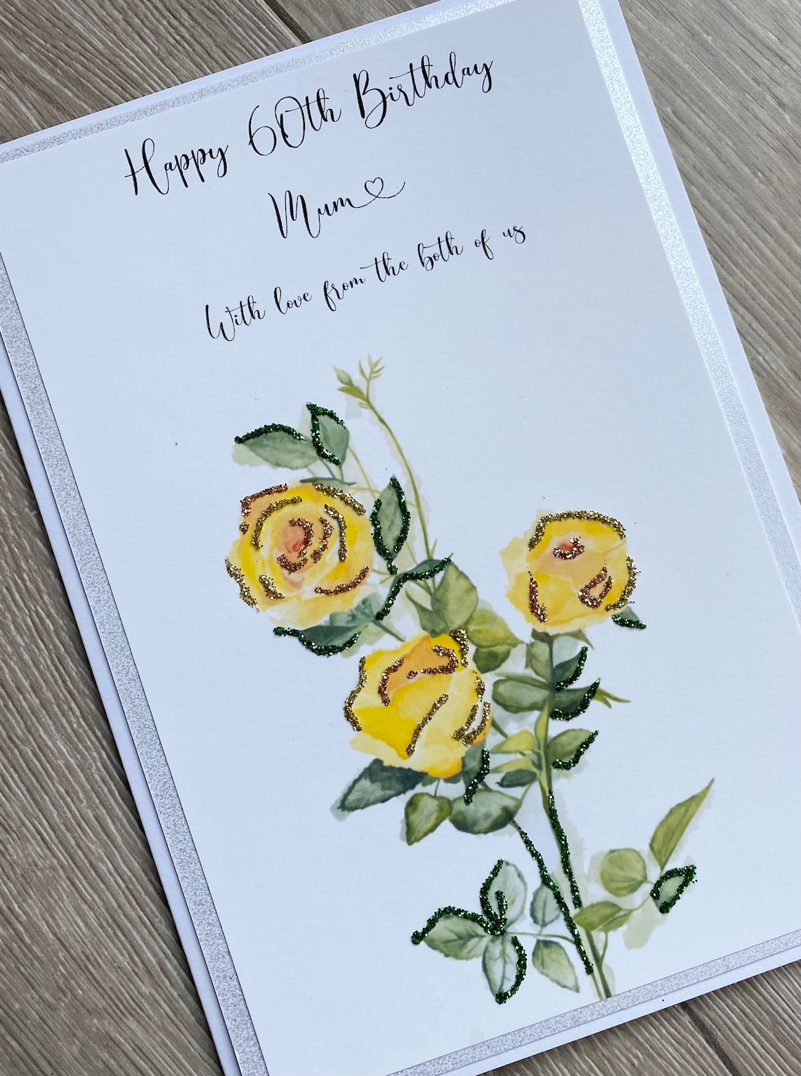 Yellow Rose Card - Etsy