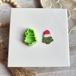 Santa Hat on Christmas Tree Clay Cutter Clay Tool for Jewerly Making ...