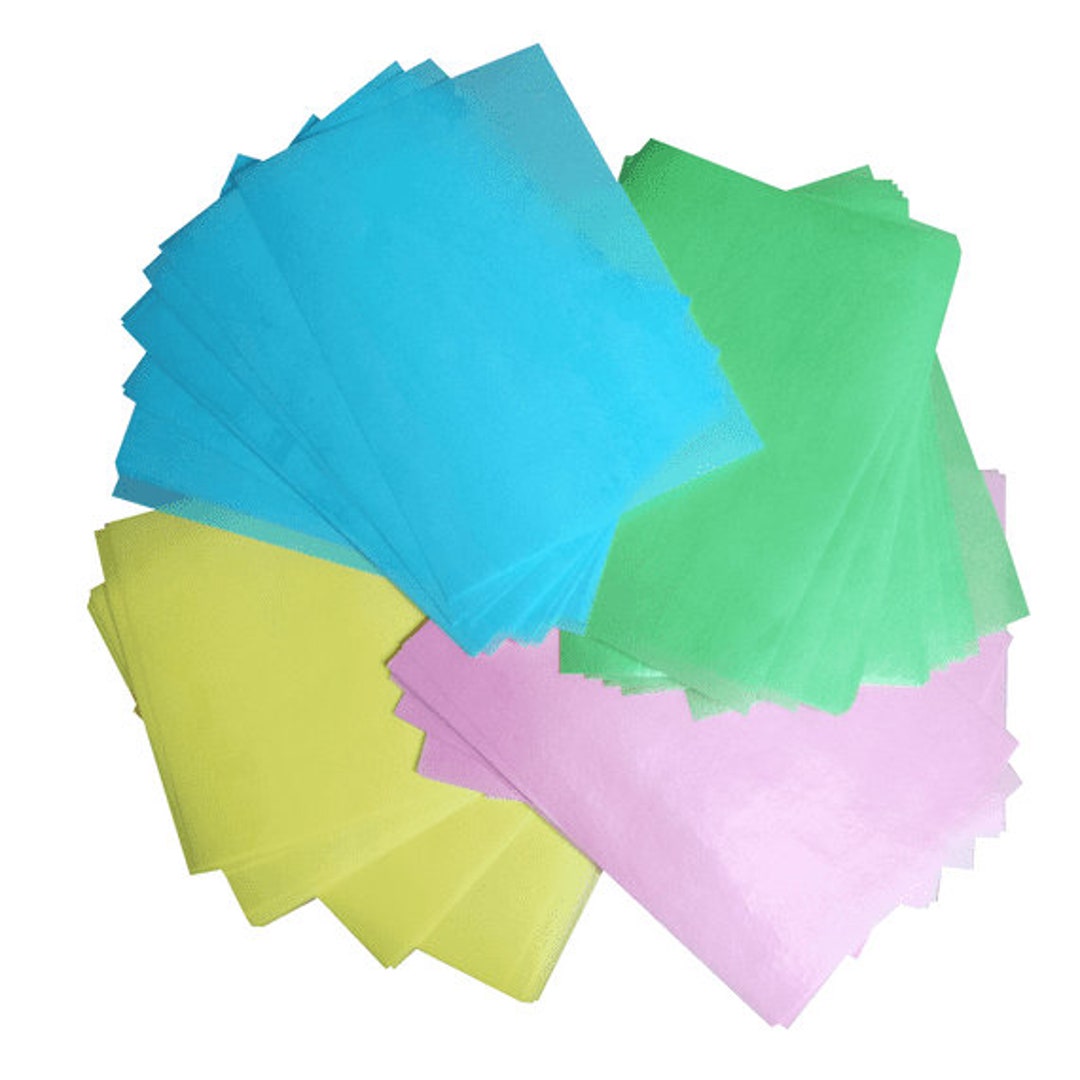 Coloured A4 Edible Wafer Paper - Yellow, Blue, Pink, Green, Lilac ...
