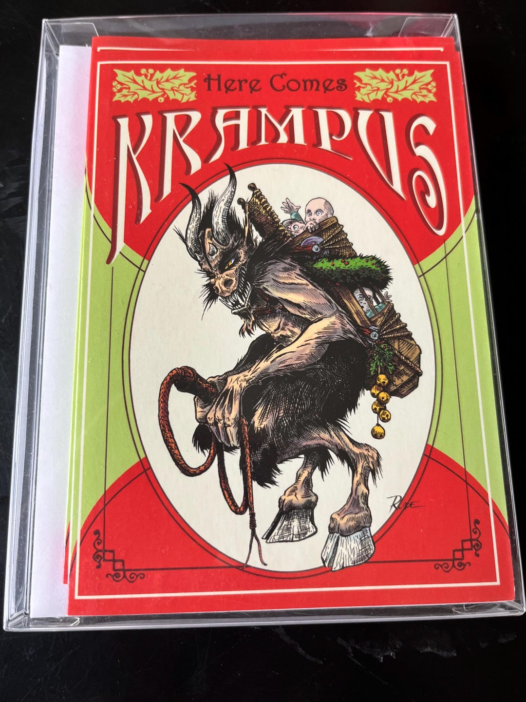 Set of Sealed Krampus Cards W Envelopes, - Etsy