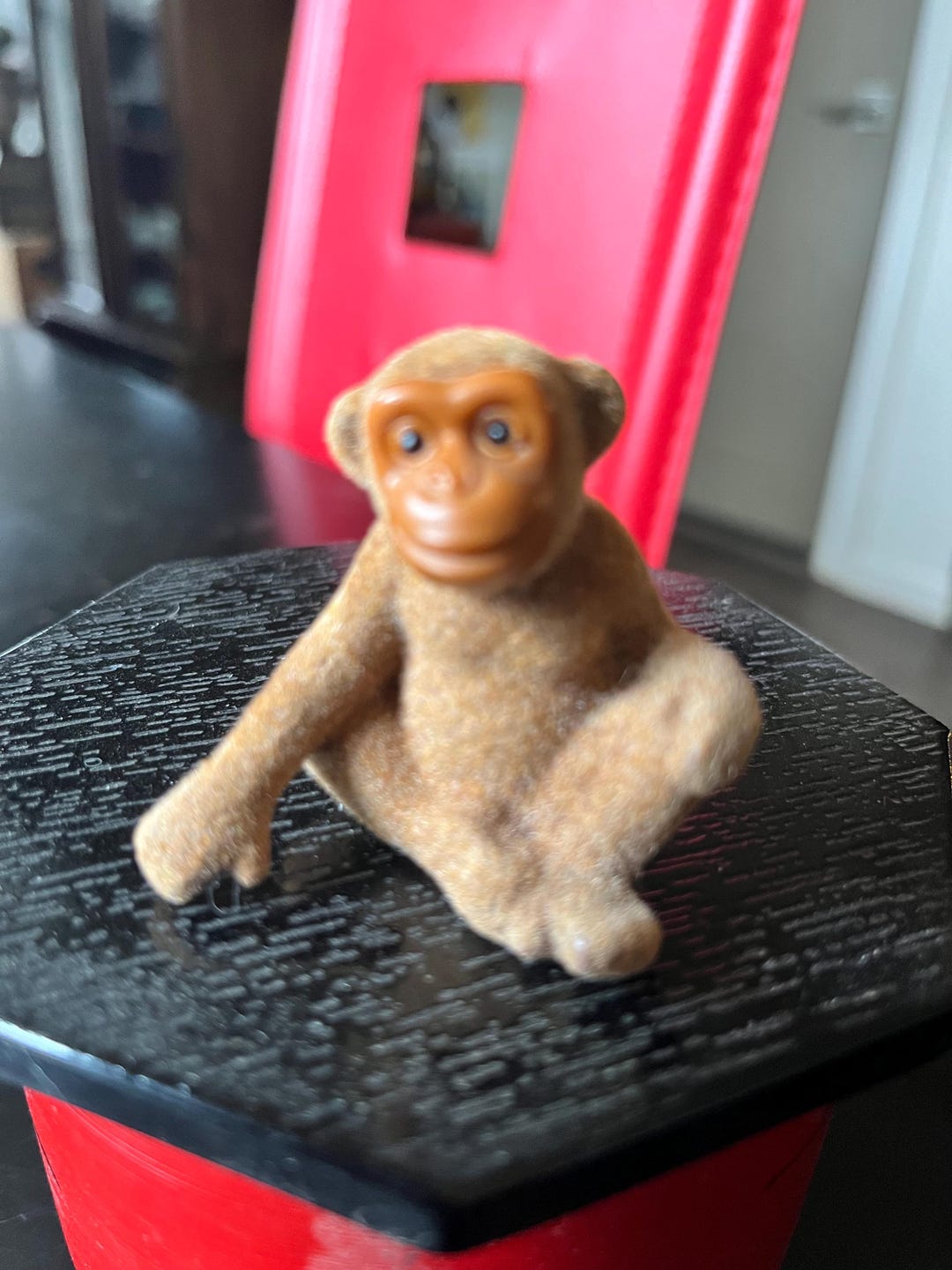 1960s, Unique, Hard to Find, Antique, Flocked Monkey - Etsy