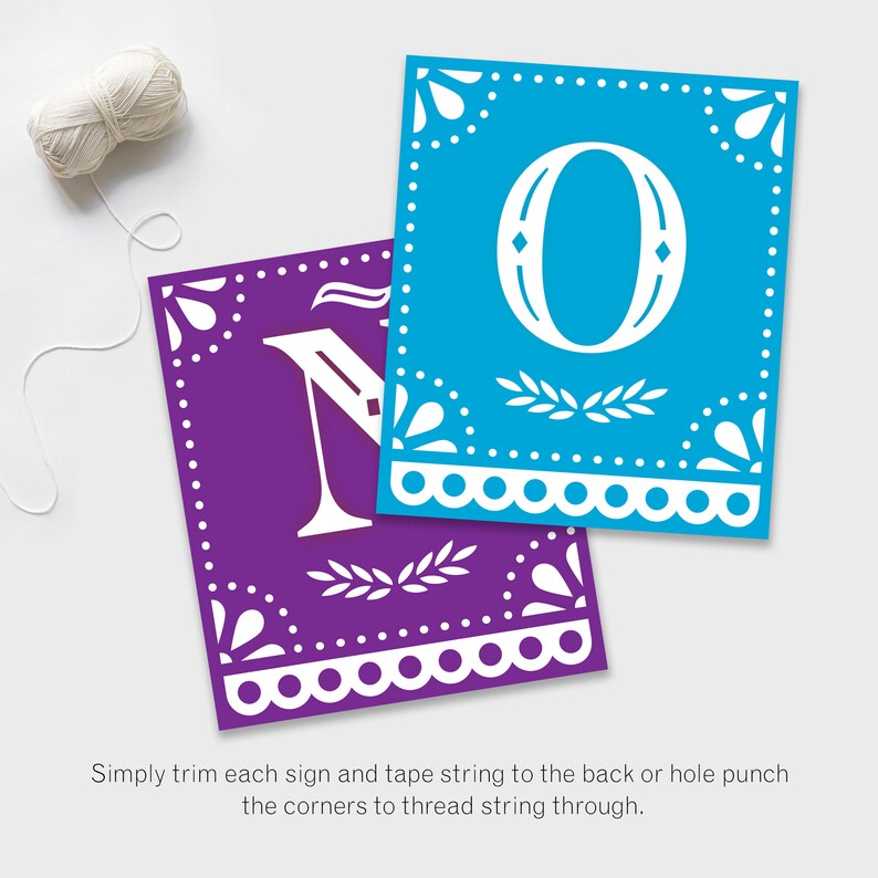 Feliz Cumpleanos, Spanish Birthday Banner, Spanish Party Decorations ...