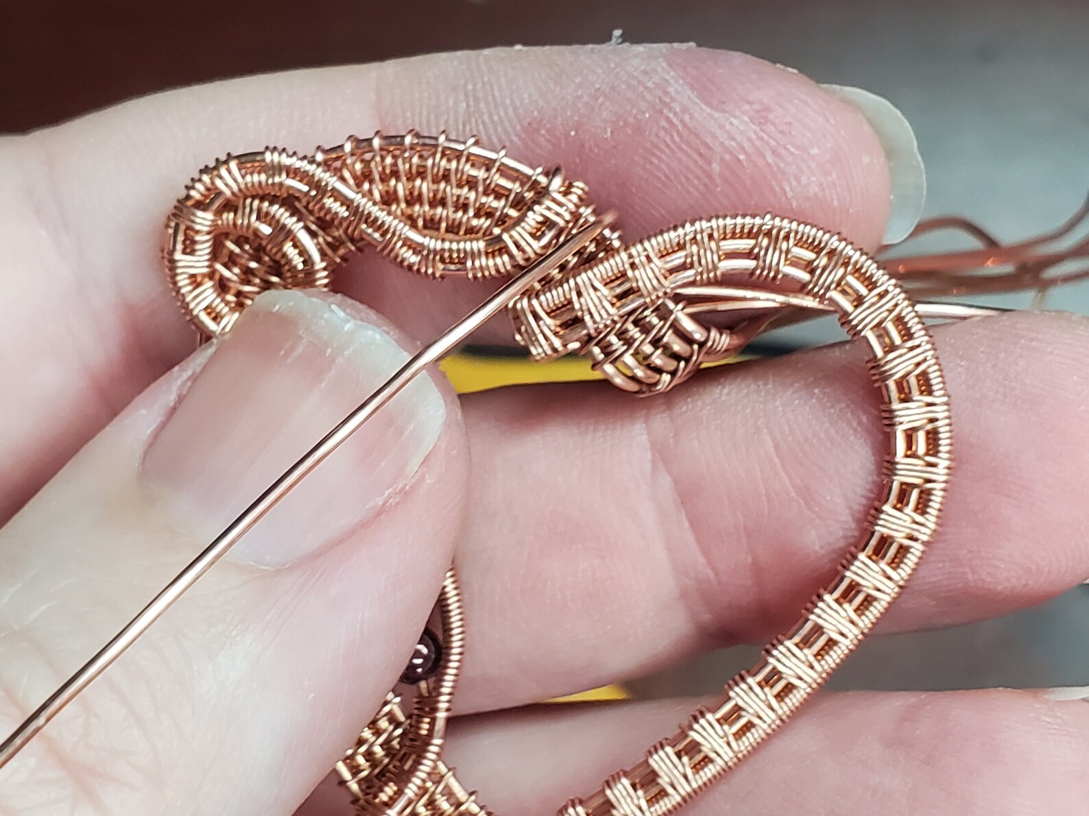 TUTORIAL Download Stella Pendant Wire Wrapped Weaving Heart - Etsy