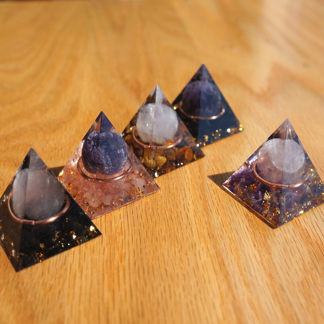 5pcs Mini Orgone Pyramids Reiki Healing Meditation 3cm - Etsy