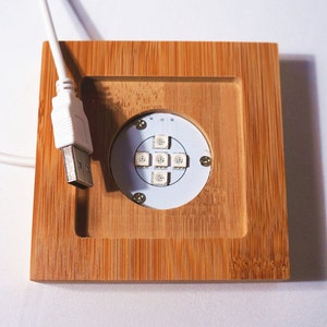 1PC RGB 7 Colors Changing LED Light Lamp Base for Orgone Pyramid - Etsy