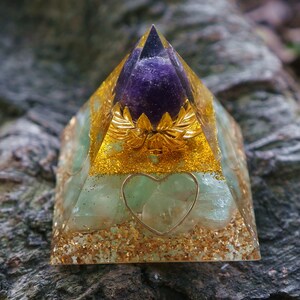 Orgonite Pyramid, Orgone, EMF Protection, Meditation Tool, Energy ...