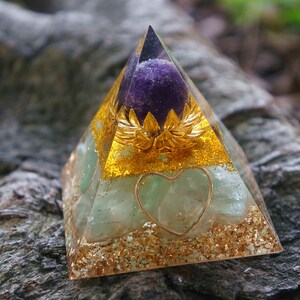 Orgonite Pyramid, Orgone, EMF Protection, Meditation Tool, Energy ...