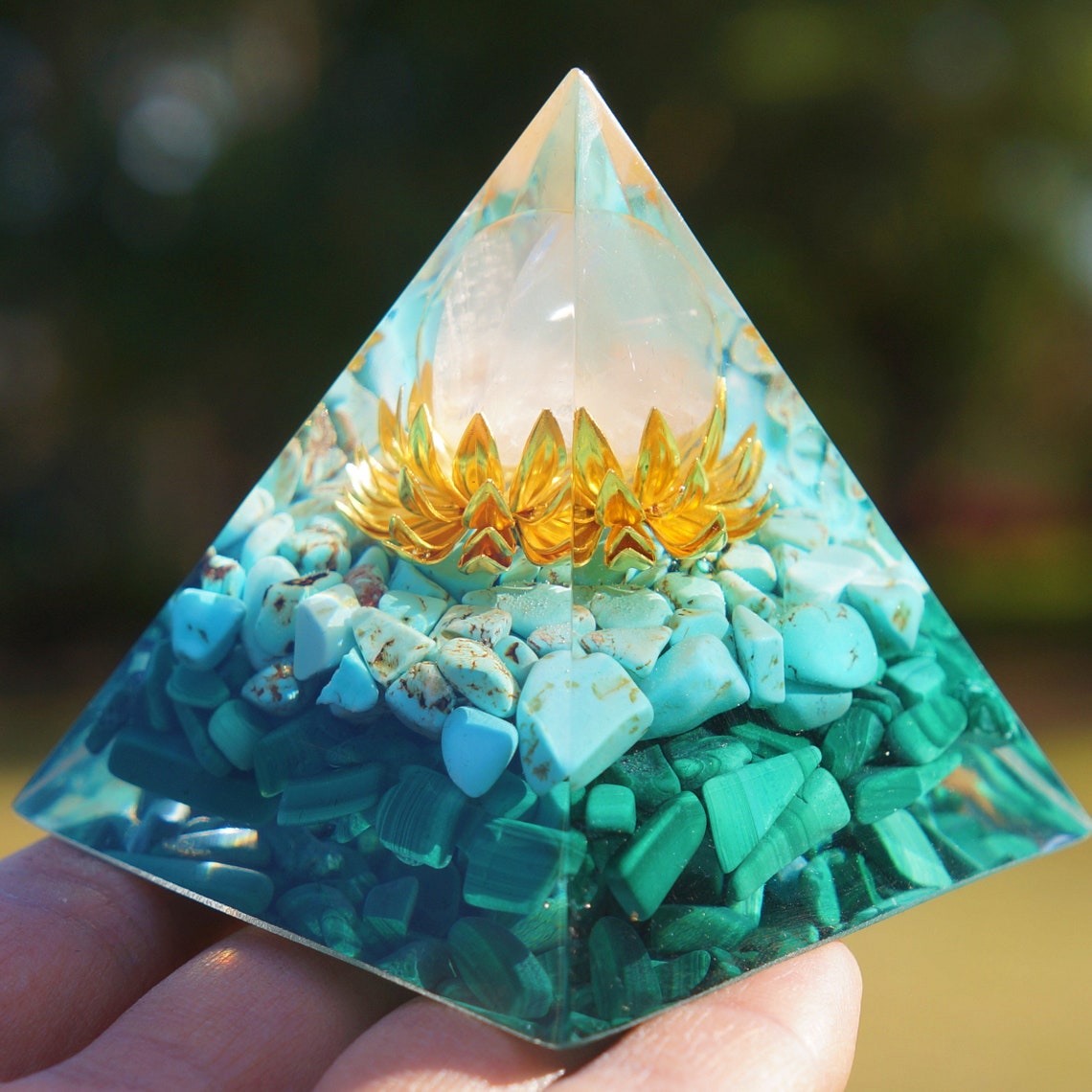 Roxanne R. Designed Rose Quartz Sphere Copper Flower Orgone - Etsy