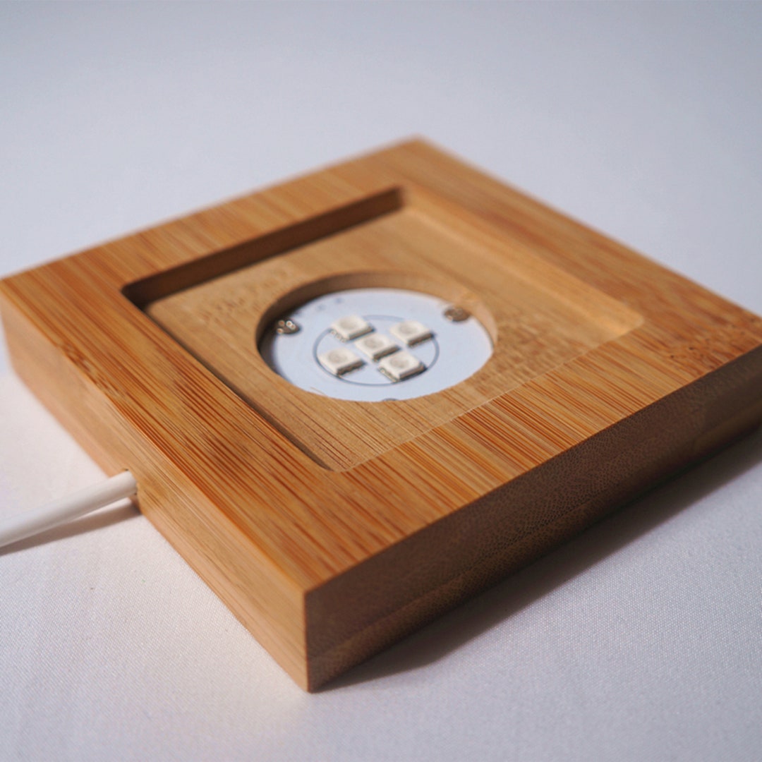 1PC RGB 7 Colors Changing LED Light Lamp Base for Orgone Pyramid - Etsy