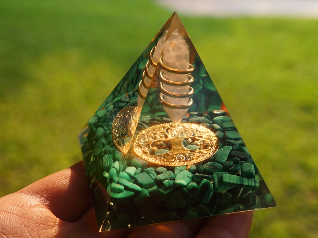Orogne Pyramid, Energy Healing Meditation Decor, Stress Relief Gift ...