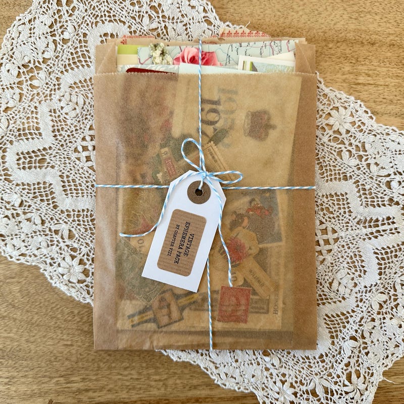 Ephemera Packs - Etsy