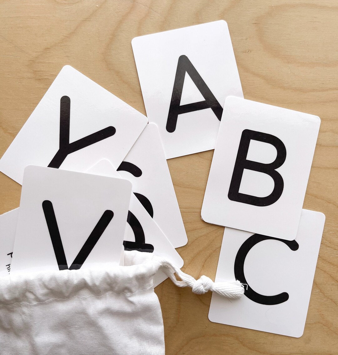 Uppercase ABC Flash Cards | Alphabet Digital Printable - Etsy