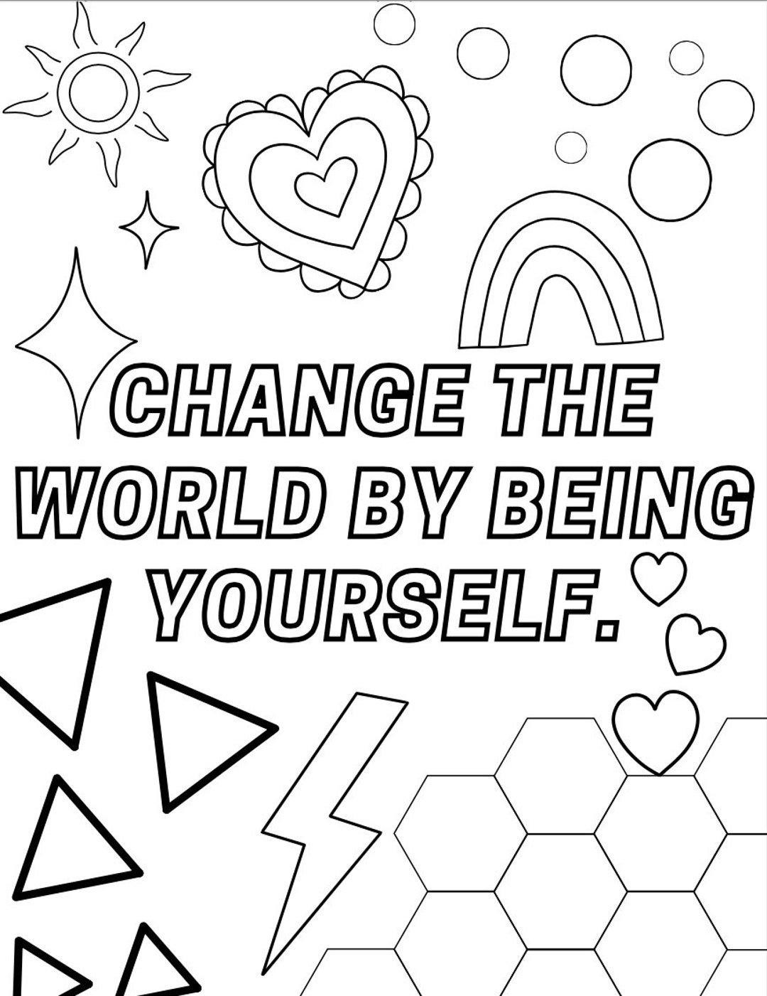 Counseling Coloring Pages | Therapy Coloring | Positive Coloring Pages ...