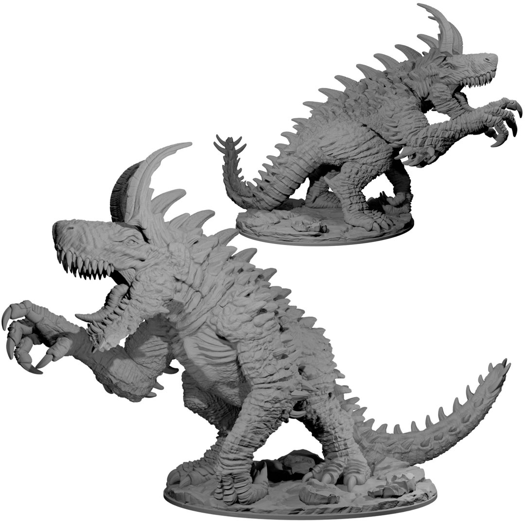 Tarrasque Miniature Dnd Tarasque Mini Huge Monster Miniature - Etsy
