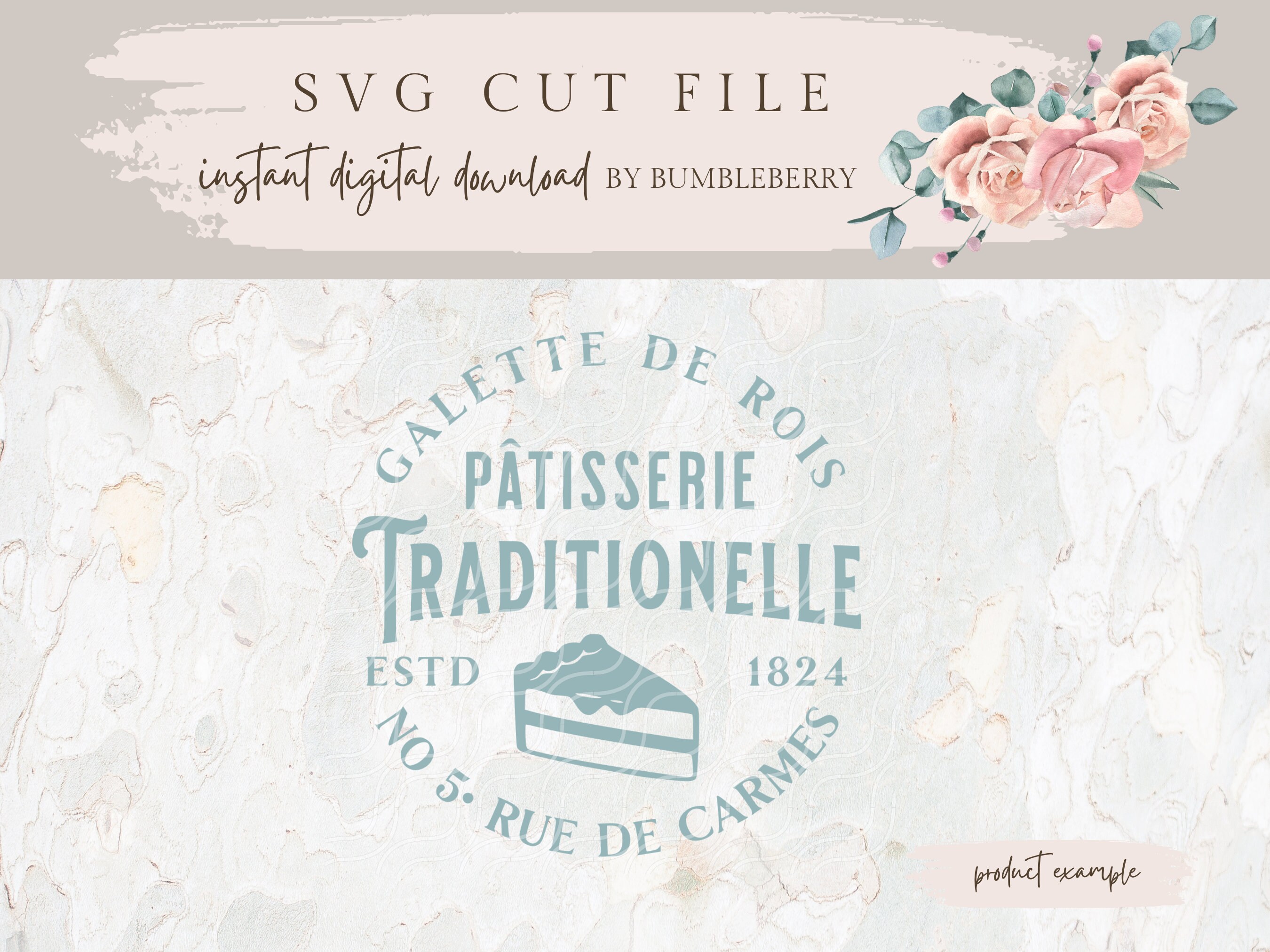 French Sign SVG, Patisserie Svg, Vinyl Cut File, Vintage Label ...