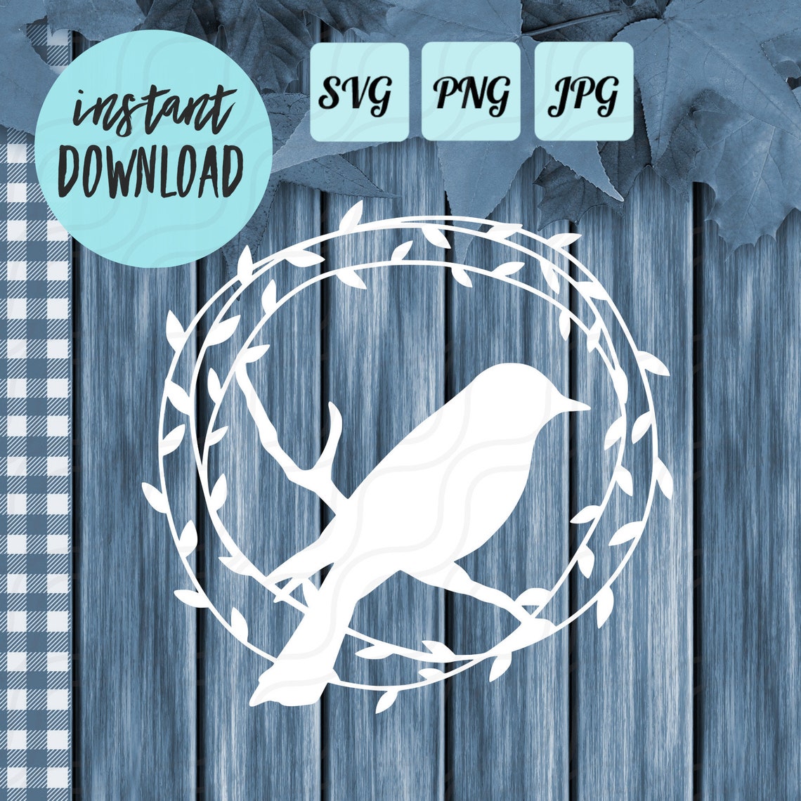 Bird Wreath SVG Bird Branch Svg Bird Svg Papercut Template - Etsy UK