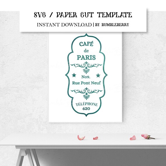 Papercraft Embellishments Paper, Party & Kids Vintage Label French Sign ...