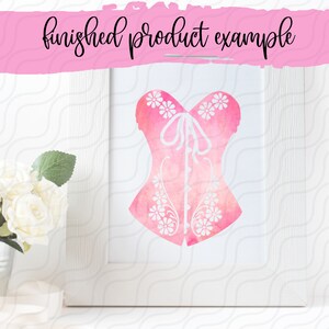 Vintage French Corset SVG Cutfile - Cricut, Glowforge, and Scanncut ...
