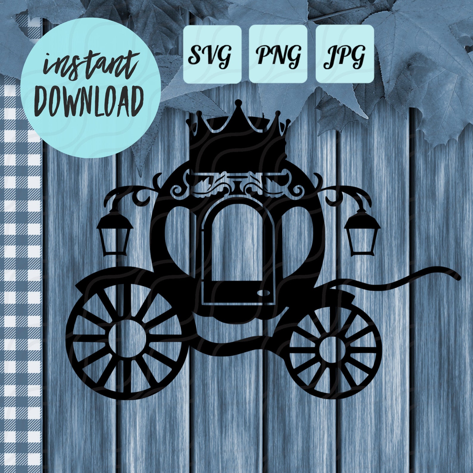 Cinderella Carriage SVG, Carriage Svg, Papercut Svg, Papercut Template ...