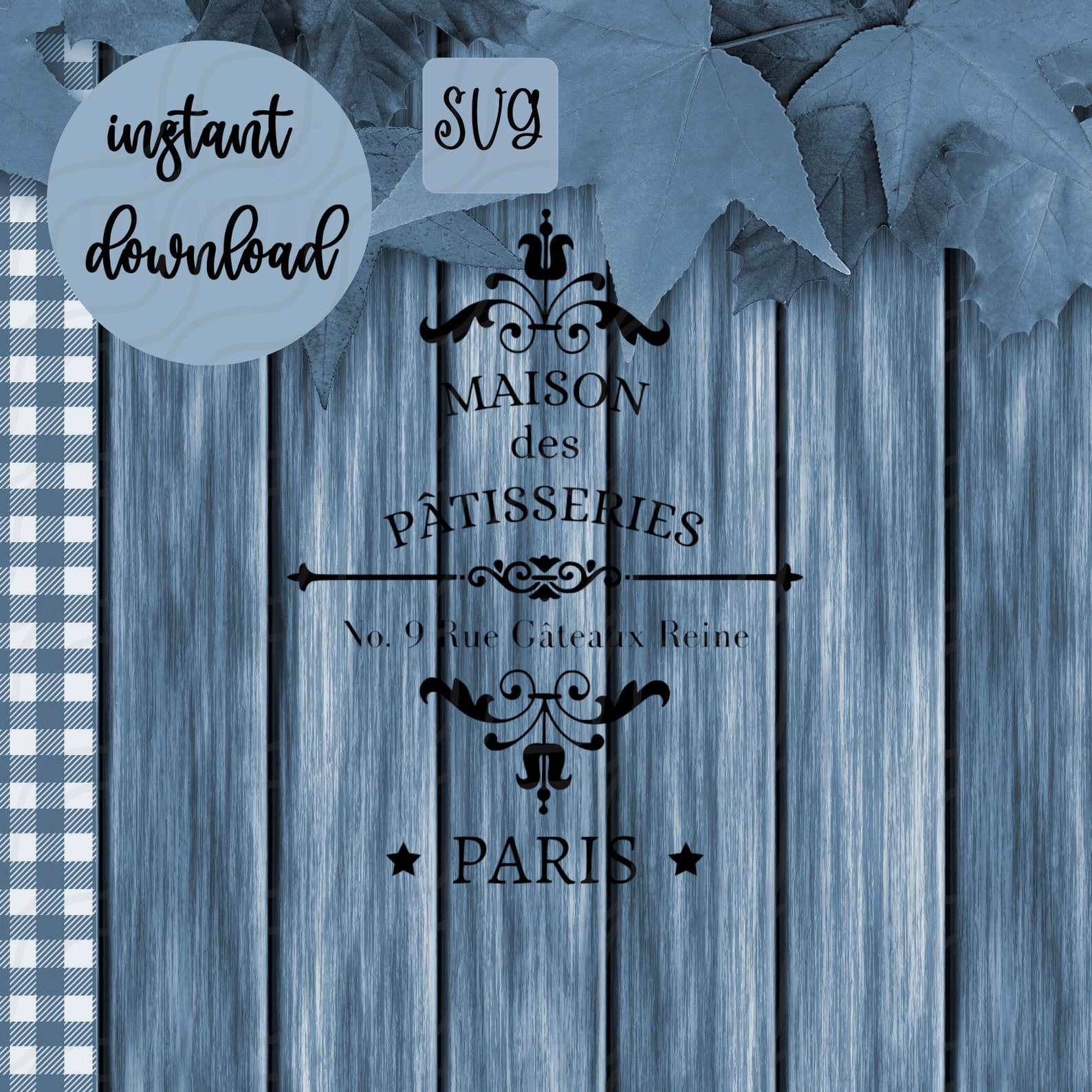 French Sign SVG Patisserie Svg Vinyl Cut File Vintage - Etsy UK