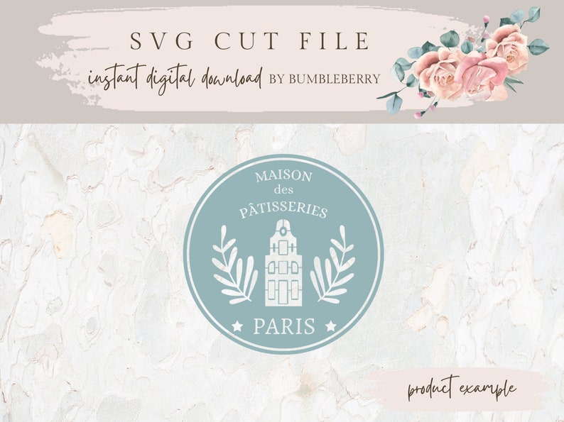 French Sign SVG, Patisserie Svg, Vinyl Cut File, Vintage Label ...