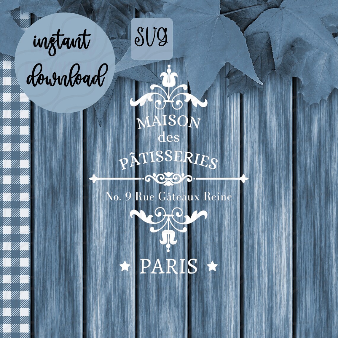 French Sign SVG Patisserie Svg Vinyl Cut File Vintage - Etsy UK
