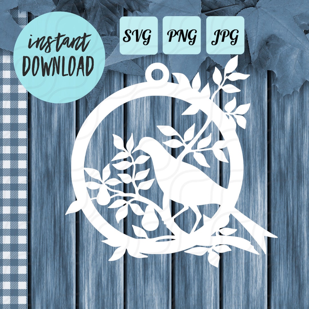 Partridge Pear SVG, Christmas Bauble Svg, Christmas Paper Cut Svg, Tree ...