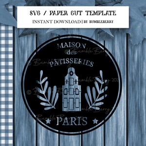 French Sign SVG Patisserie Svg Vinyl Cut File Vintage - Etsy