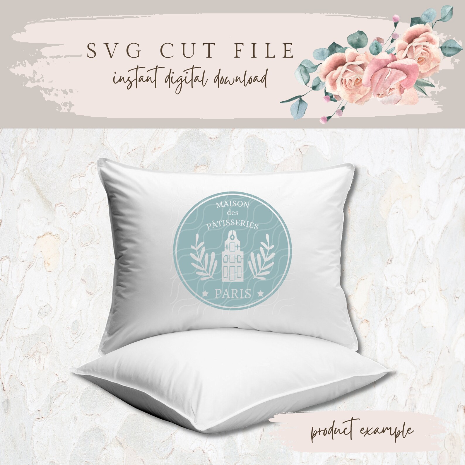 French Sign SVG, Patisserie Svg, Vinyl Cut File, Vintage Label ...