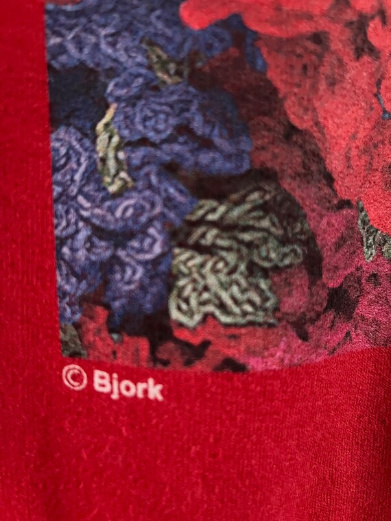 BJORK 2000's Authentic Rare Vintage Red Volta Hoodie … - Gem