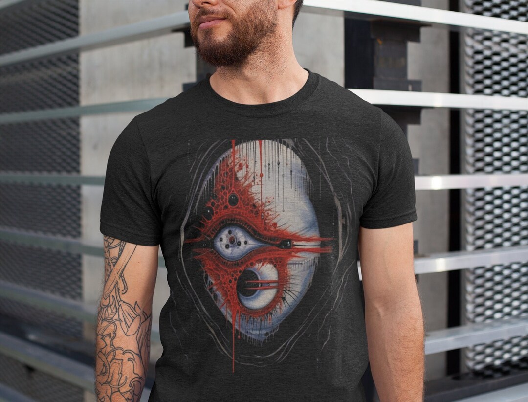 Surreal Cursed Tshirt, Evil Gory Eye Shirt, Trippy Bloody Eye Tee - Etsy
