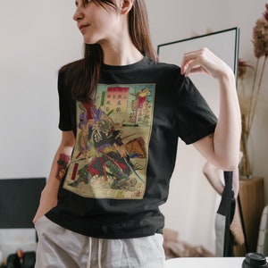 Gore Samurai Tshirt Samurai Battle Shirt Creepy Eyeball - Etsy