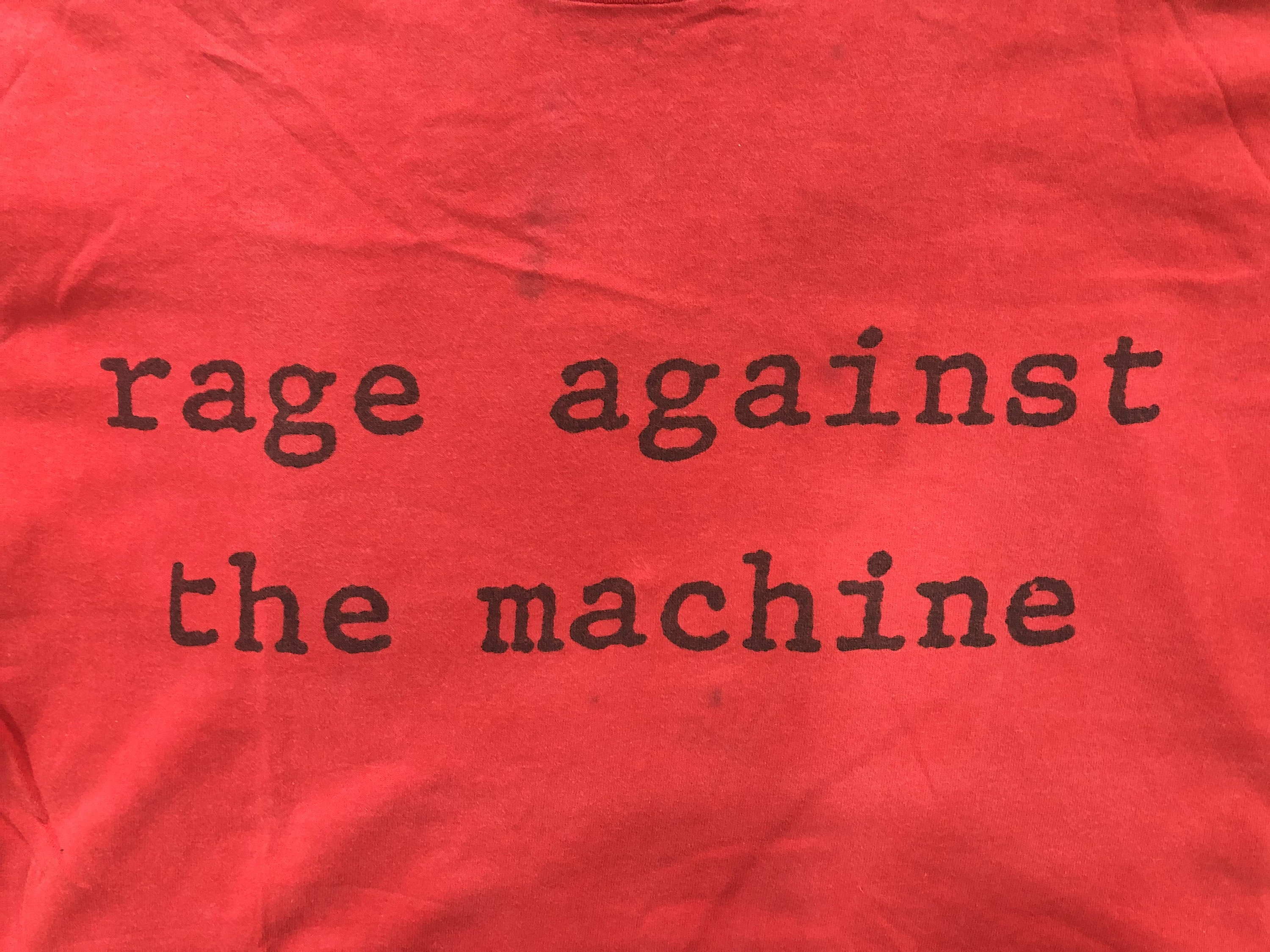 Rage Against the Machine 1993 OG Molotov Giant Tag Authentic Rage Against the Machine 1993 OG Molotov Giant Tag Authentic