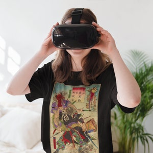 Gore Samurai Tshirt Samurai Battle Shirt Creepy Eyeball - Etsy