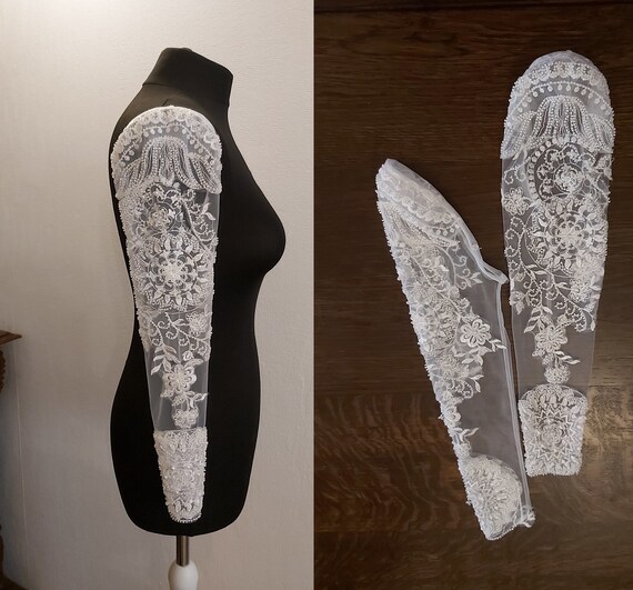 Detachable Lace Wedding Sleeves Removable Bridal Sleeves - Etsy
