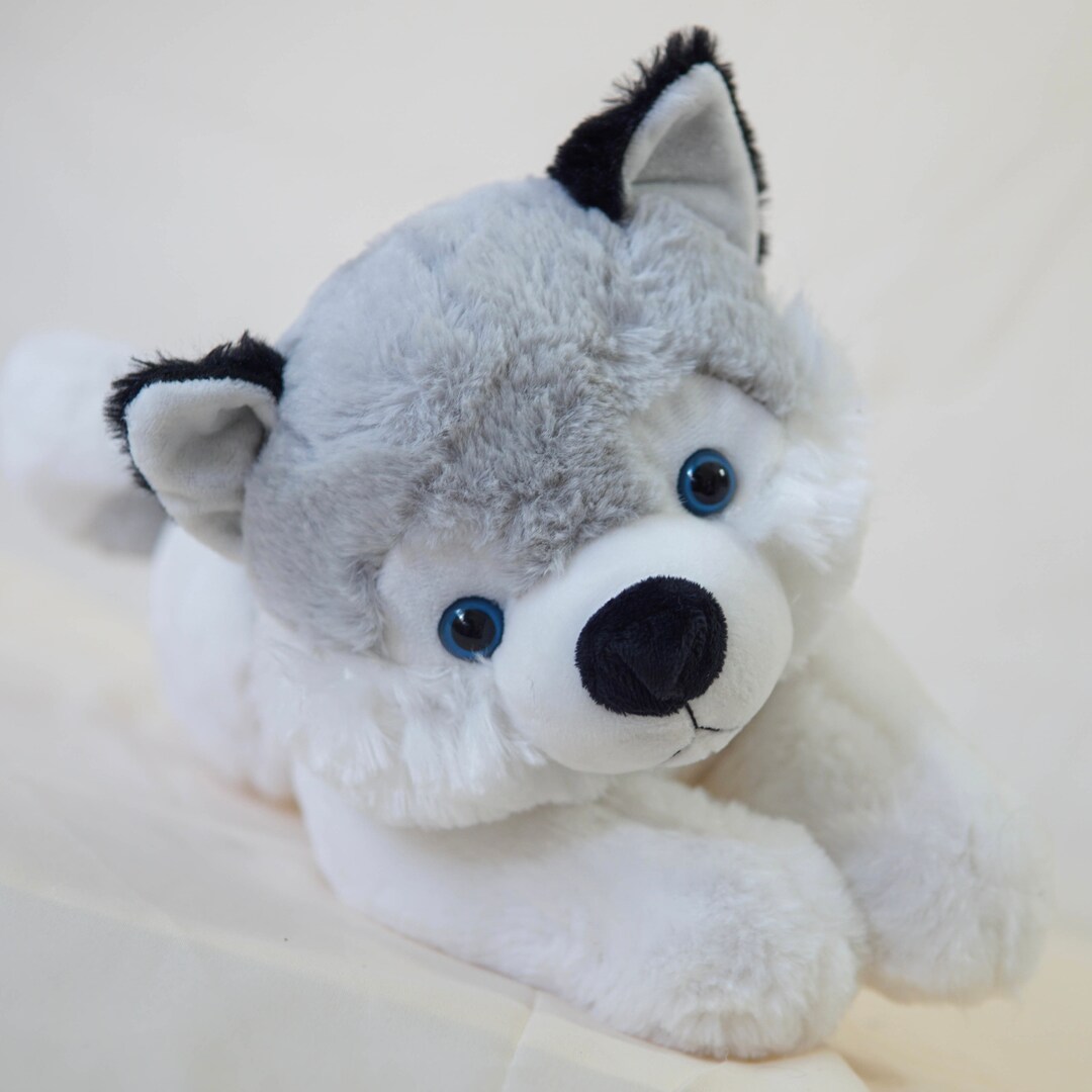 Husky Cute Plush (large) - Etsy