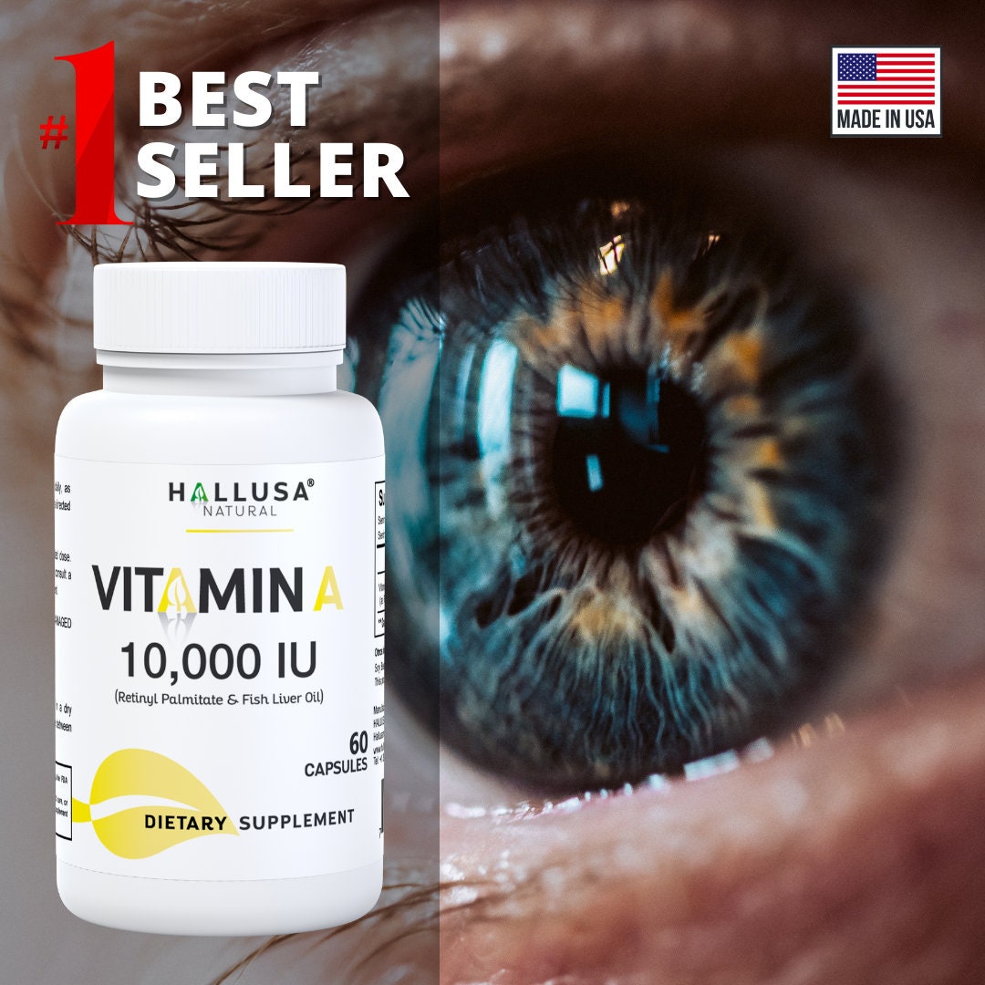 VITAMIN A Vision & Immune Support Eye Strain Essential - Etsy