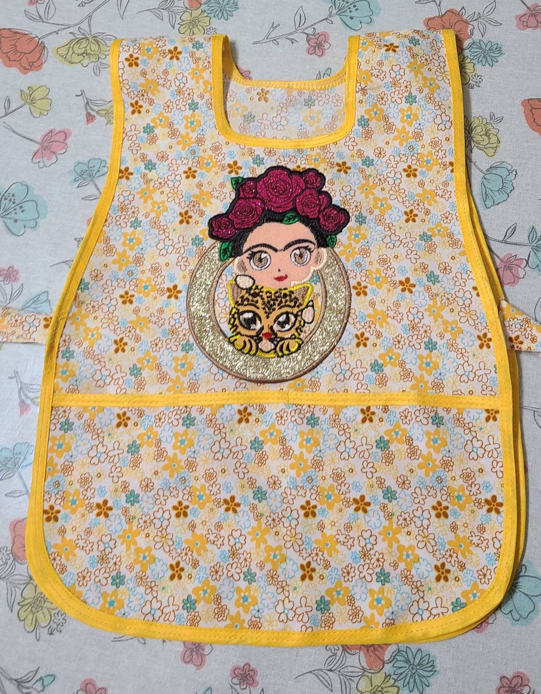 Frida Kahlo Apron Fridita Apron Kitchen Apron Girl Size - Etsy