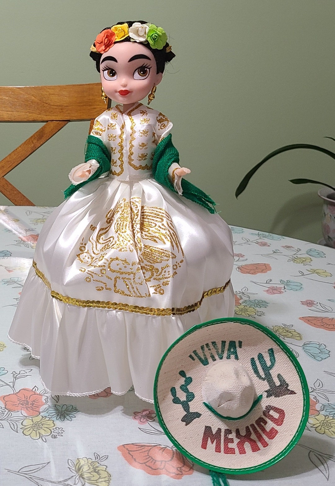 Frida Kahlo Doll, Fridita Doll, Frida Barbie, Muñeca Frida, Mexican ...