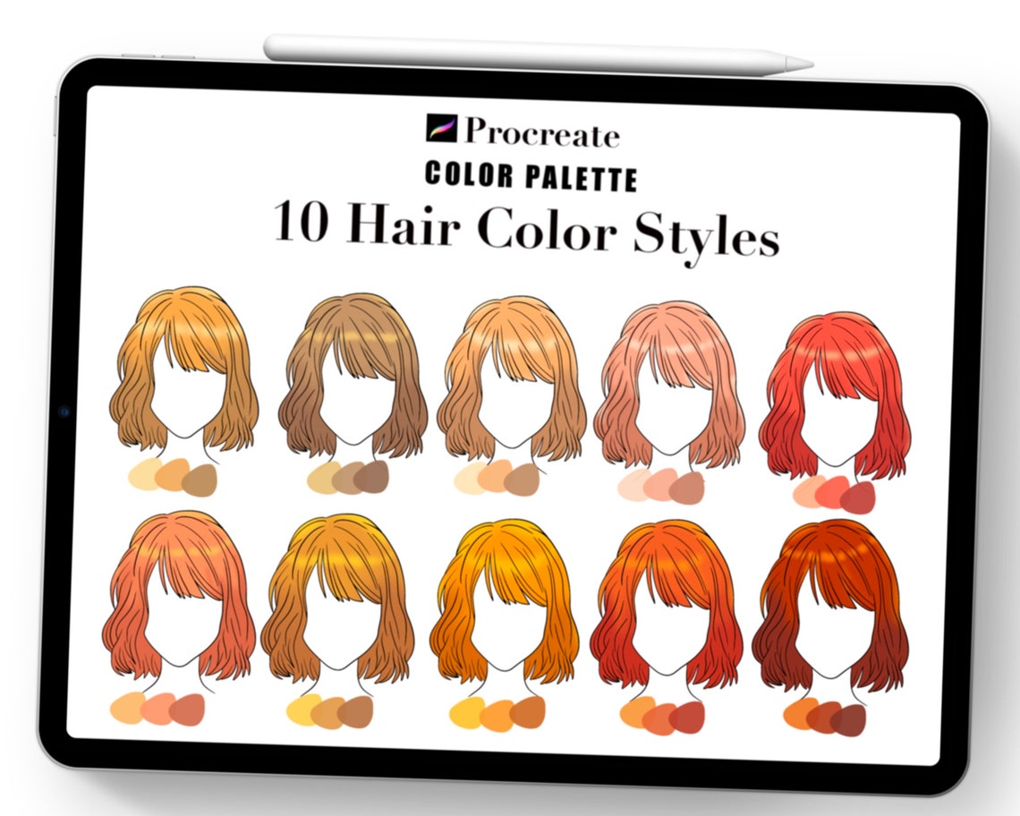 Color rubio, paleta de colores procreado, color rubio, pelo rubio ...