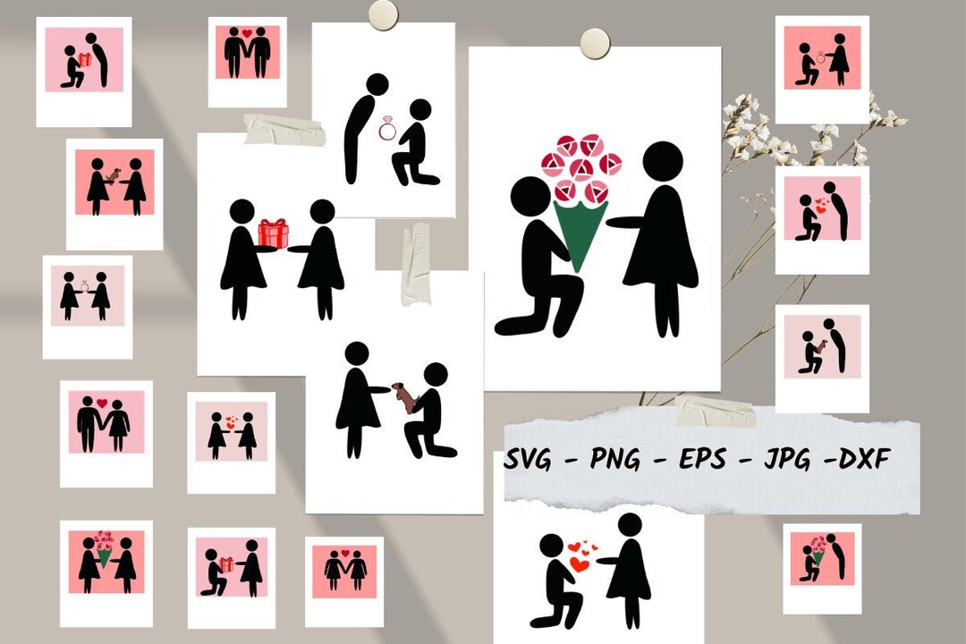 Love Couple Svg,valentine Day Svg Bundle,wedding Svg,valentine Signs ...