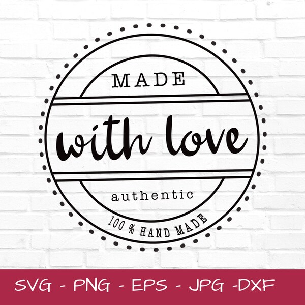 Made With Love Stickers - Etsy