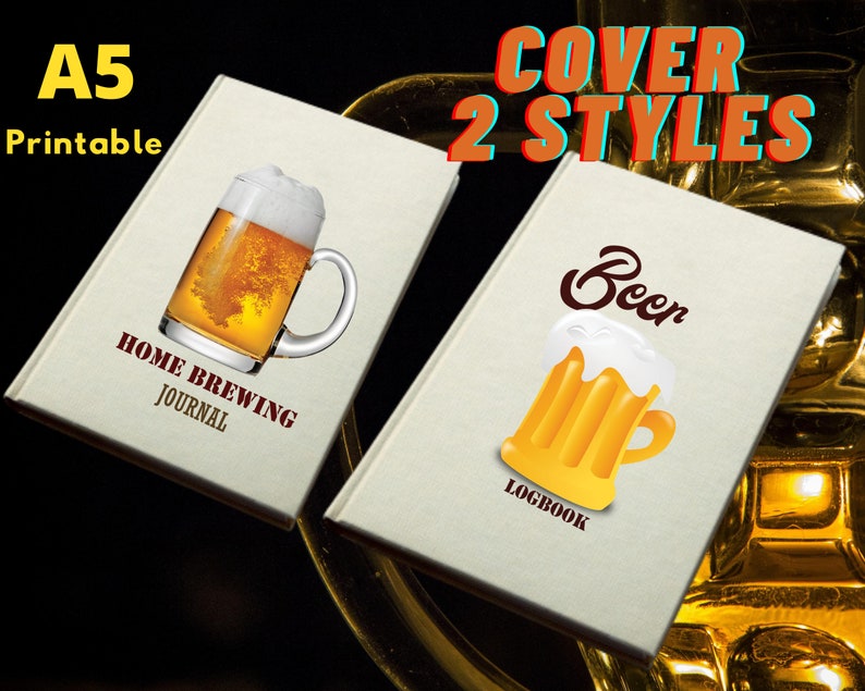 Beer Brewing Journal-craft Beer Recipes Log and Review Beer Tasting ...