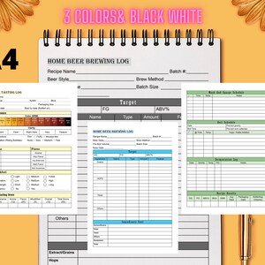 Beer Brewing Journal-craft Beer Recipes Log and Review Beer Tasting ...