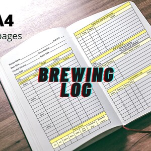 Beer Brewing Journal-craft Beer Recipes Log and Review Beer Tasting ...