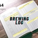 Beer Brewing Journal-craft Beer Recipes Log and Review Beer Tasting ...